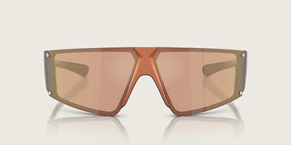 SATURNYA Sunglasses in Dark Brown Mirror Rose Gold | Arnette®