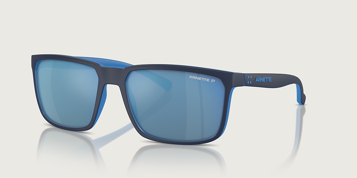 STRIPE Sunglasses in Dark Grey Mirror Water Polar | Arnette®